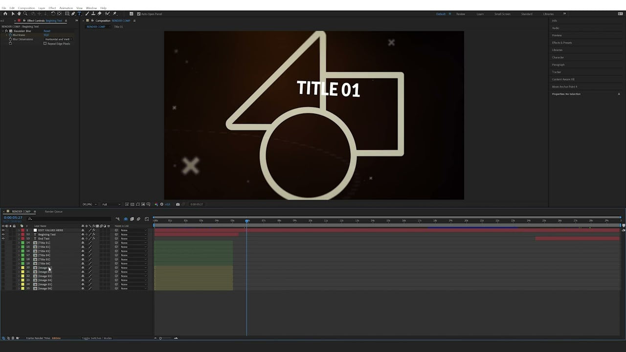 How to edit the Modern Parallax Slideshow – Filmbro