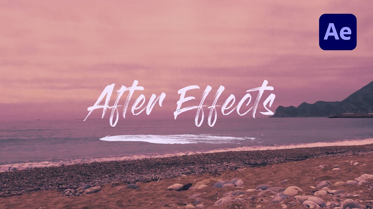 Write on Text Reveal Effect in Adobe After Effects – Filmbro
