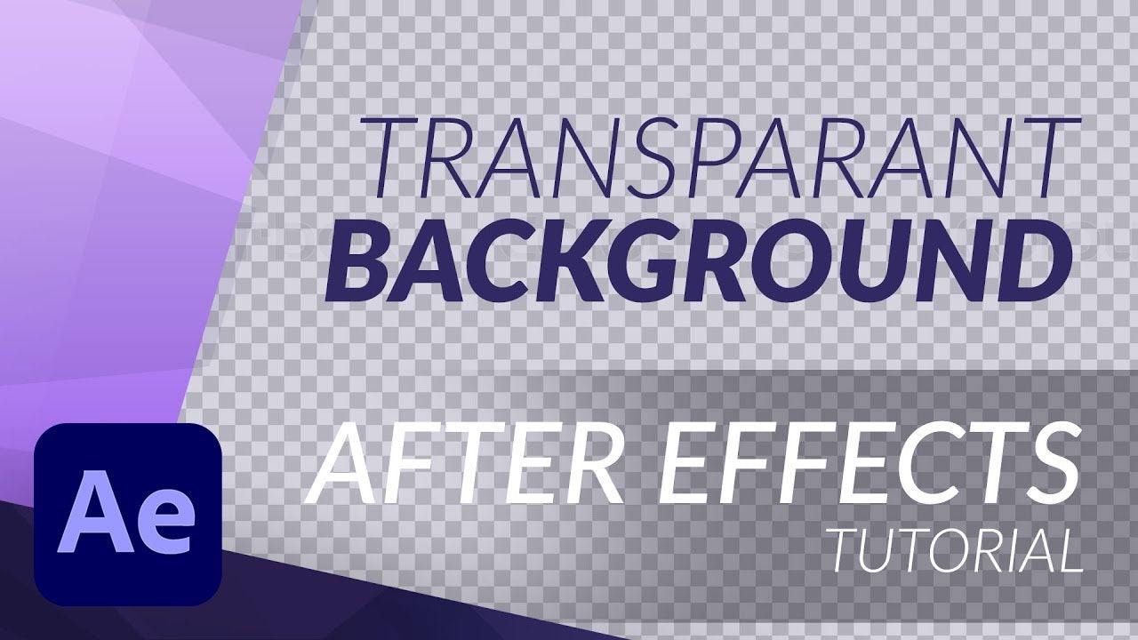 Exporting Logo from Photoshop to After Effects without a Background ...