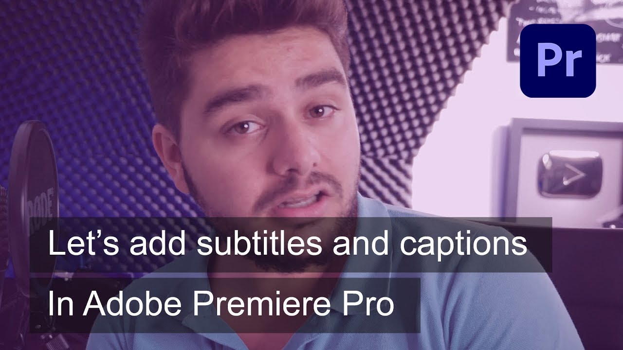How To Add Subtitles & Captions in Adobe Premiere Pro – Filmbro