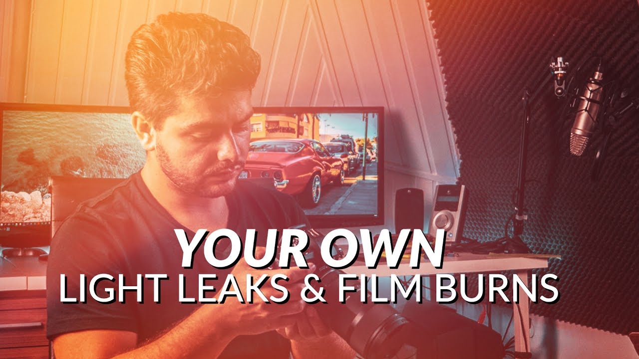 How To Create Your Own Film Burns Light Leaks or Lens Flares With Your ...