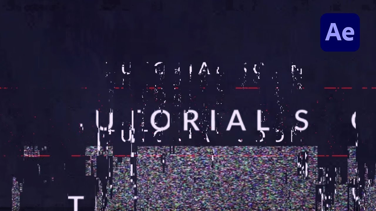 How to create an Epic Glitch Intro in After Effects – Filmbro