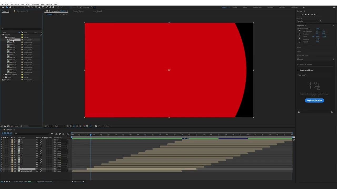 How to edit the 14 Simple Modern Smooth Split Transition Collection in ...
