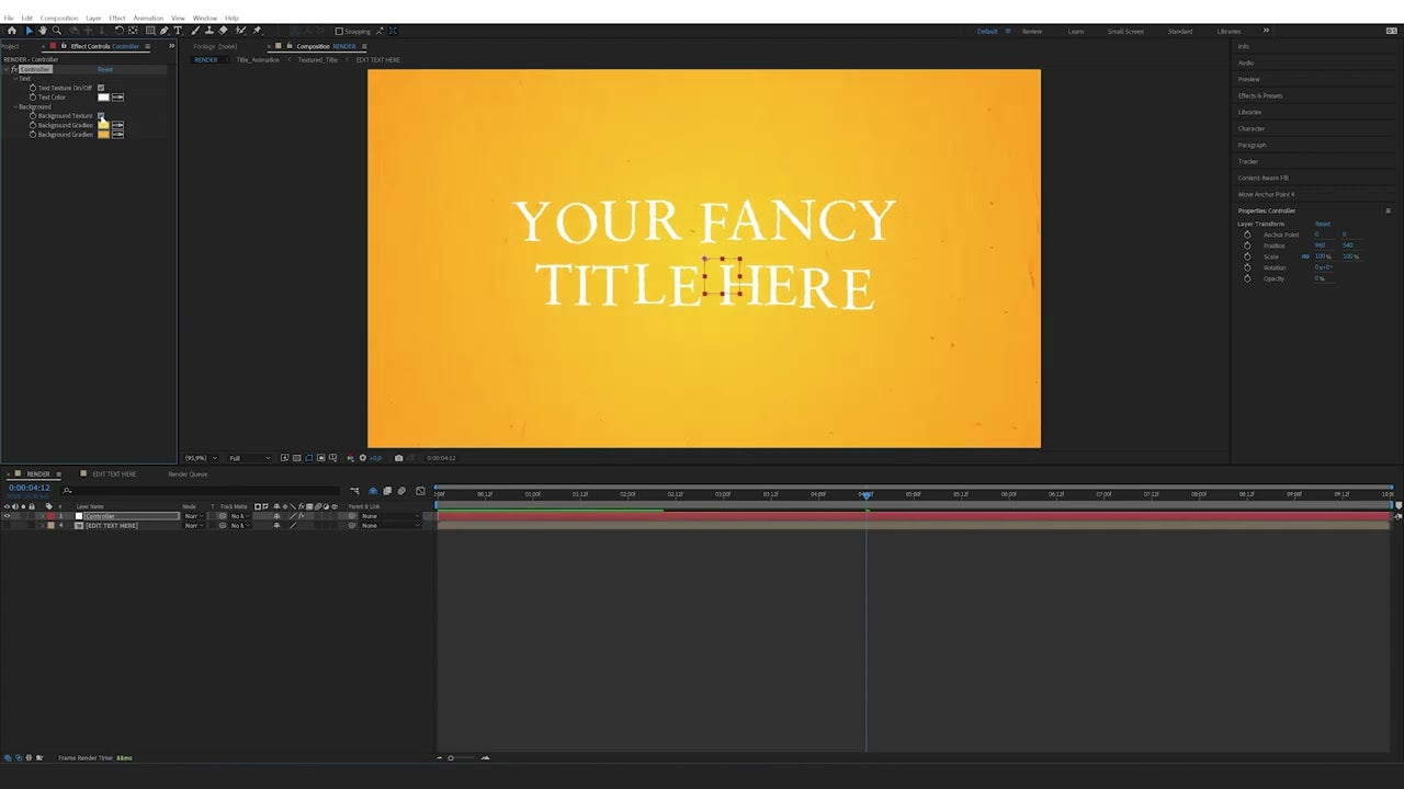 How to edit the Stop Motion Text Title – Filmbro
