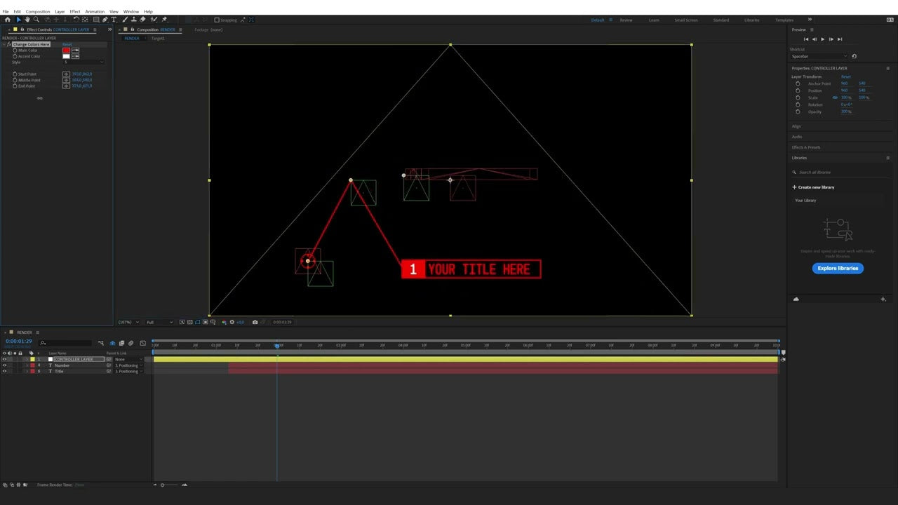 How to use and edit Shape Element Templates in After Effects – Filmbro