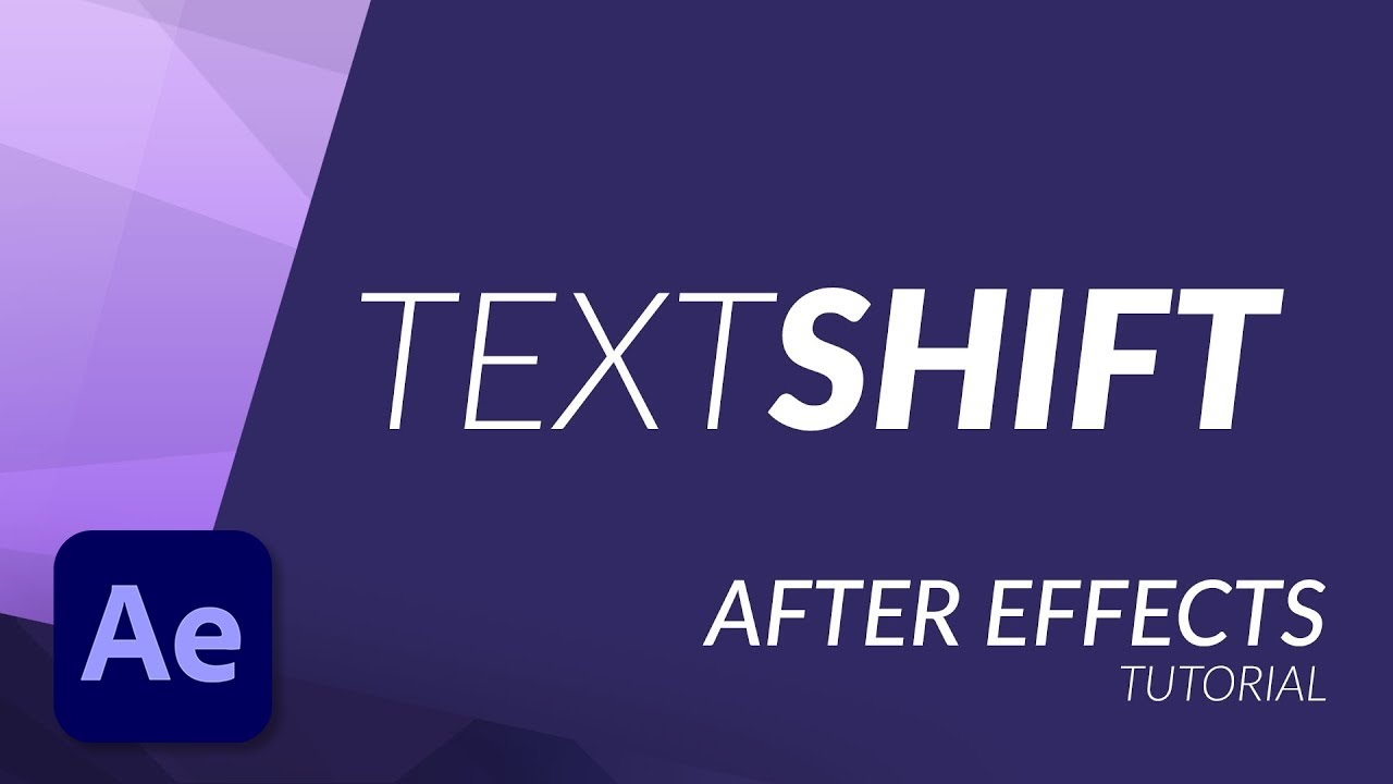 Text Shift Effect in After Effects – Filmbro