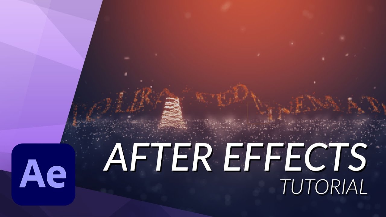 Text made out of Particles in After Effects – Filmbro