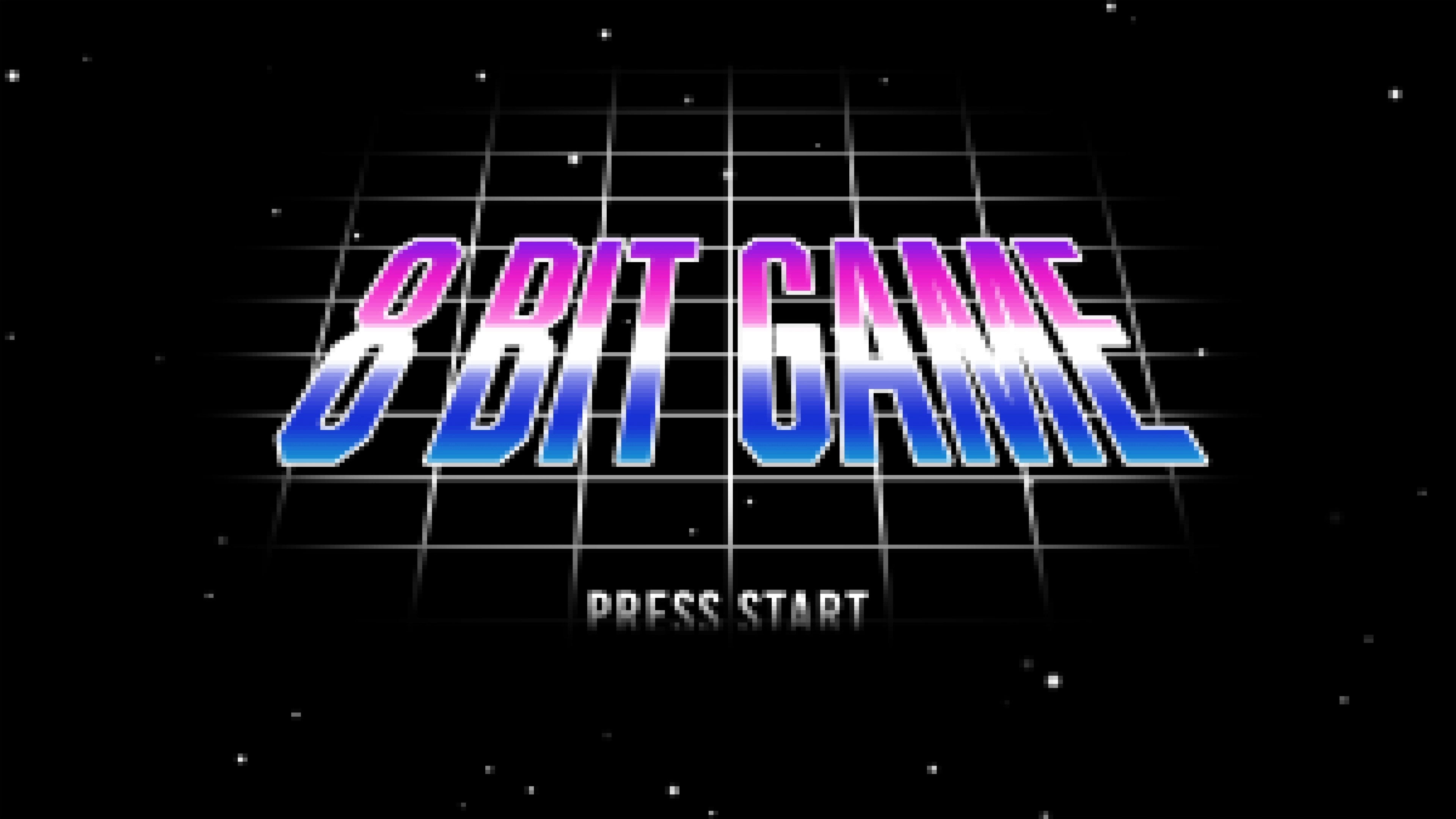 After Effects Template: 8 Bit Game Retro Gradient Space Panel Title ...