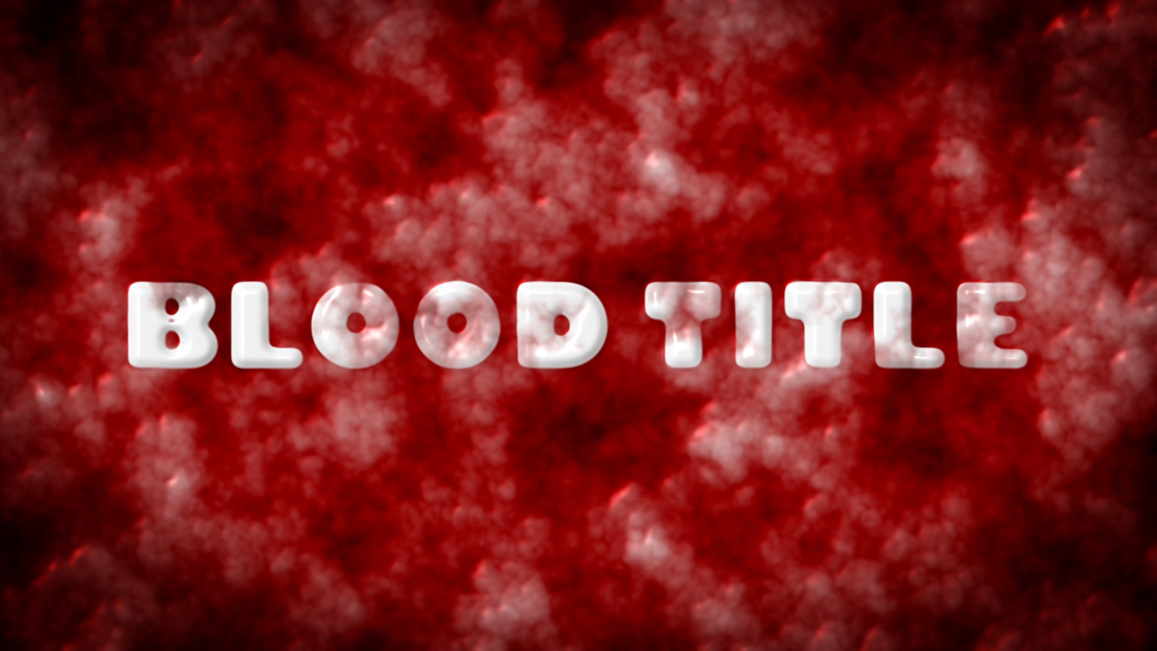 After Effects Template: Blood Flesh Red Wound Title Intro – Filmbro