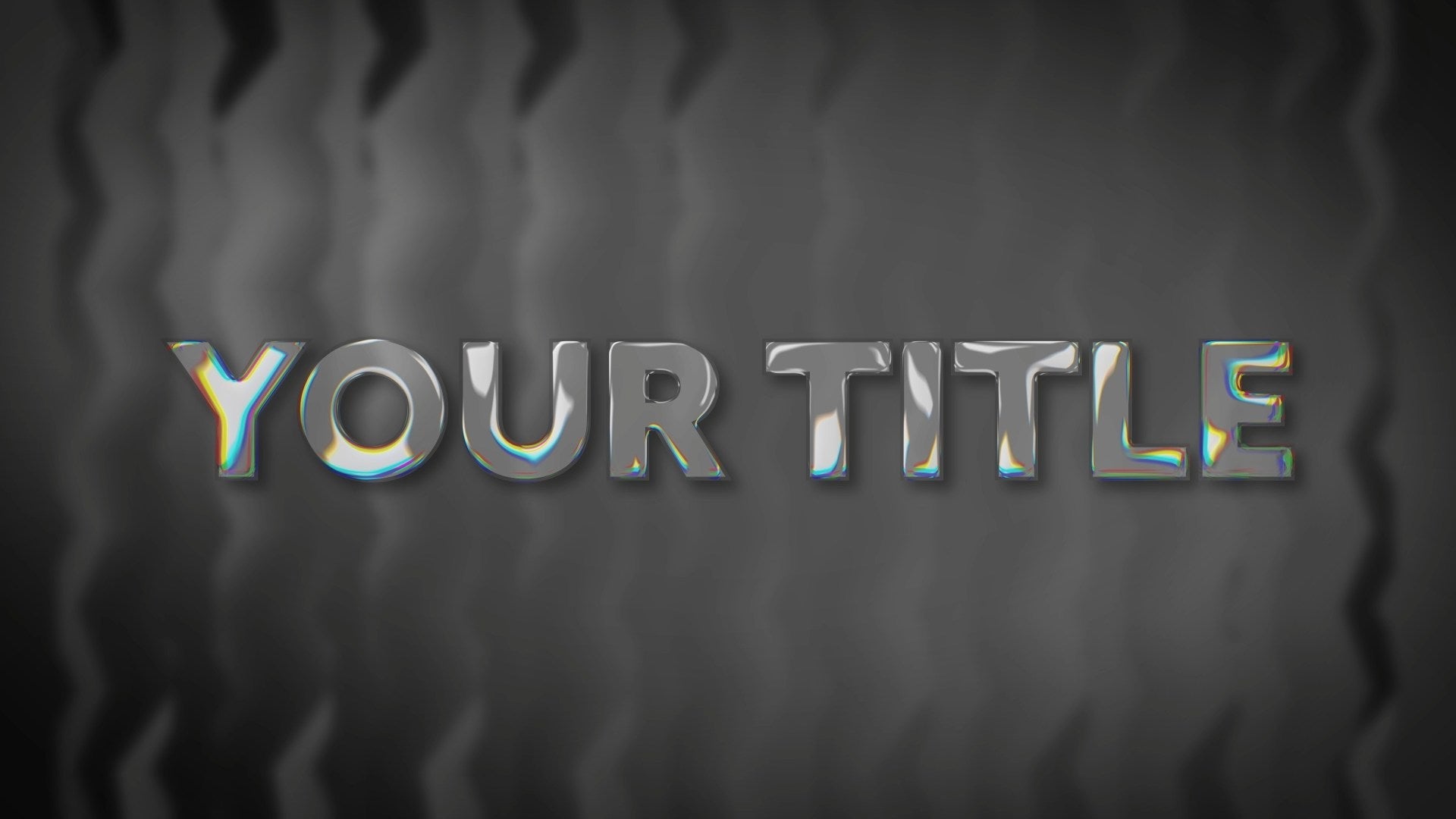 Motion Graphics Template: Glass Transparant Reflective Title Intro ...