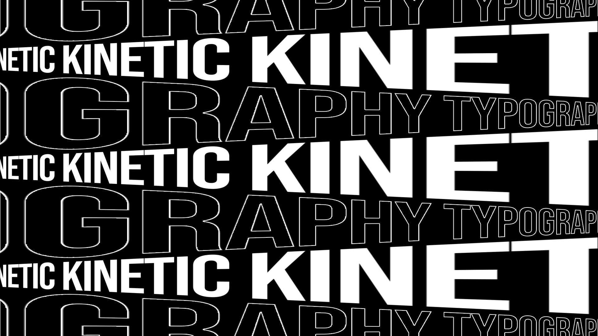 Motion Graphics Template: Slanted Depth Kinetic Typography Modern ...