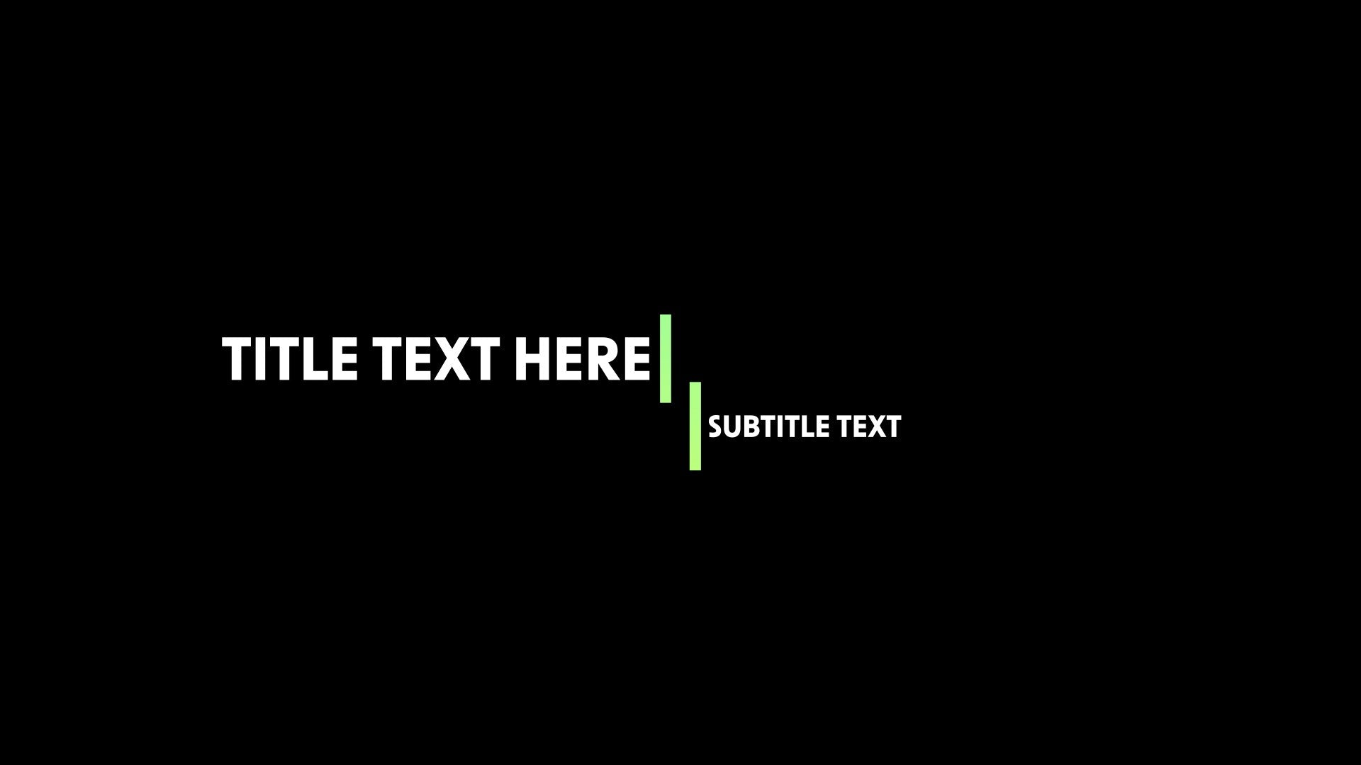 Motion Graphics Template: Sleek Modern Clean Gradient Text Title Lower ...