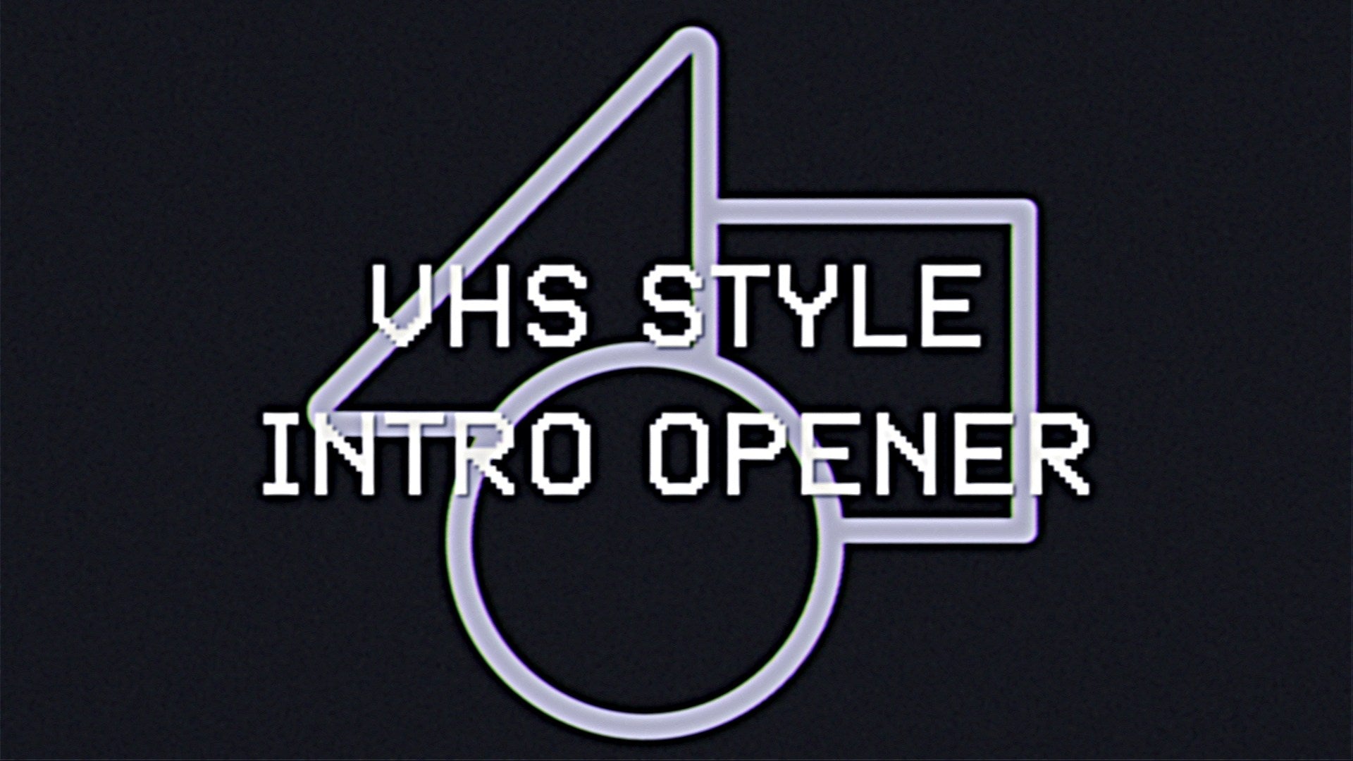 Motion Graphics Template: VHS Old School Cam Recording Grunge Glitch ...