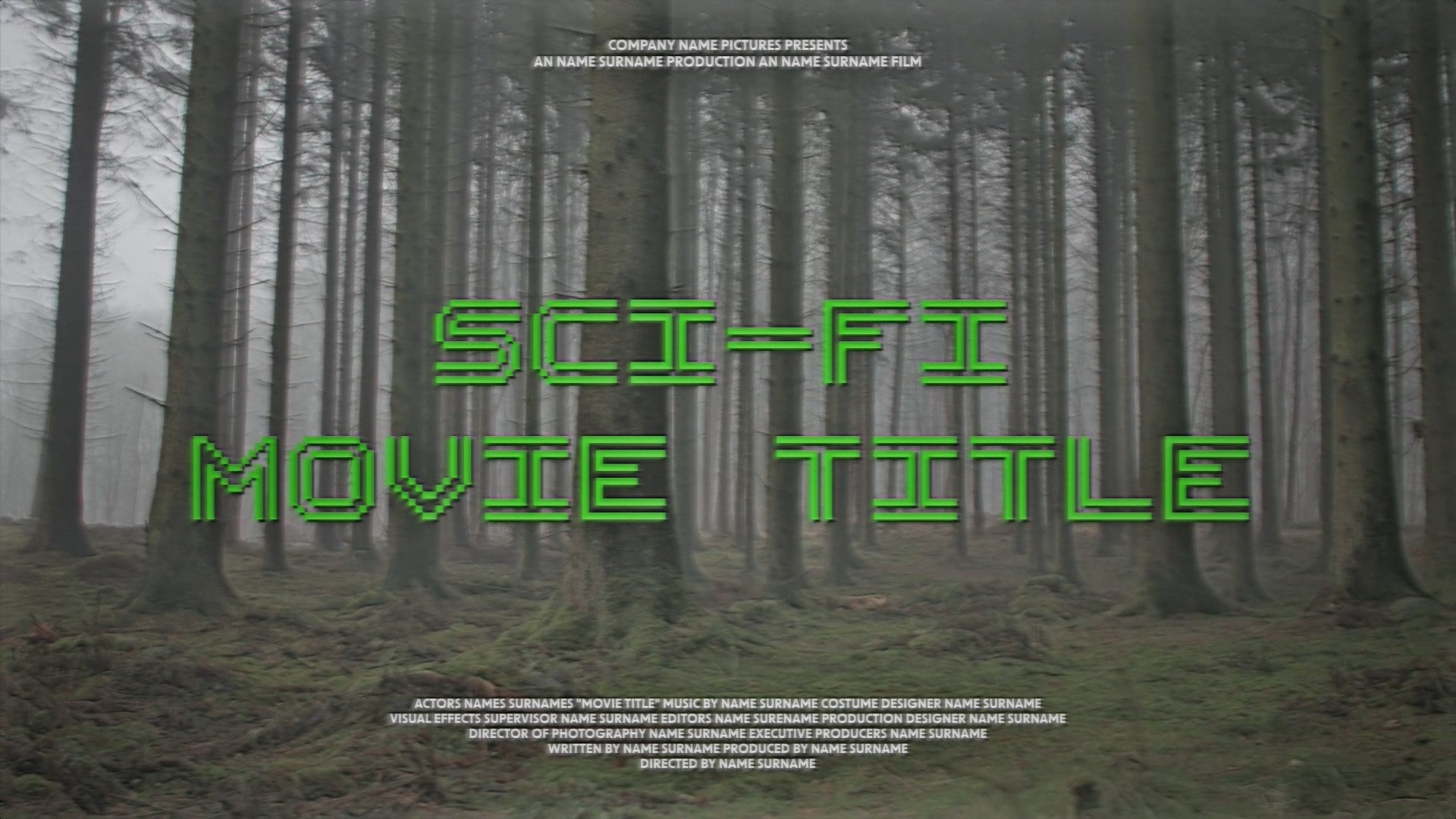 Premiere Pro Template: VHS Tape Grunge Movie Title Card Retro Old ...