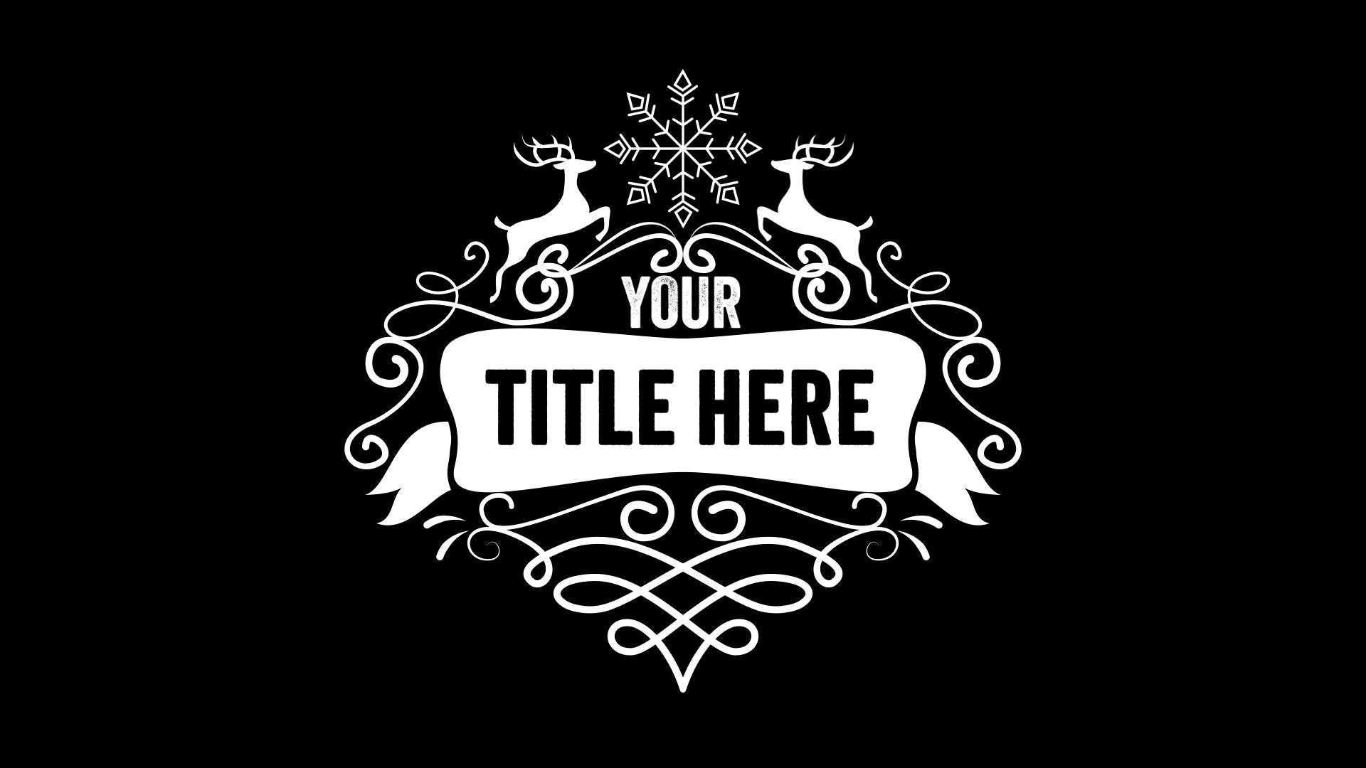 Premiere Pro Template: Festive Holiday End Of The Year Christmas Title ...